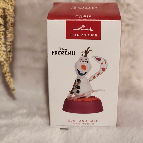 Hallmark | Holiday | Hallmark Keepsake Frozen 2 Olaf And Gale 222 Sound ...